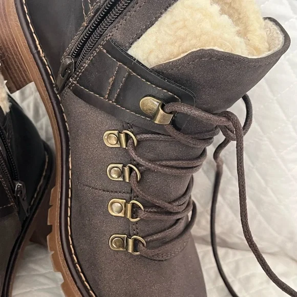 Sporto | Shoes | Brown Sporto Womens Lace Up Waterproof Boots | Poshmark